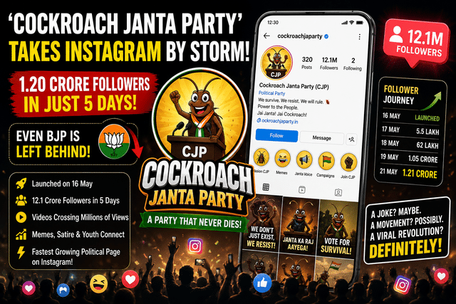 'Cockroach Janta Party' Becomes Instagram Sensation: 12 Million ...