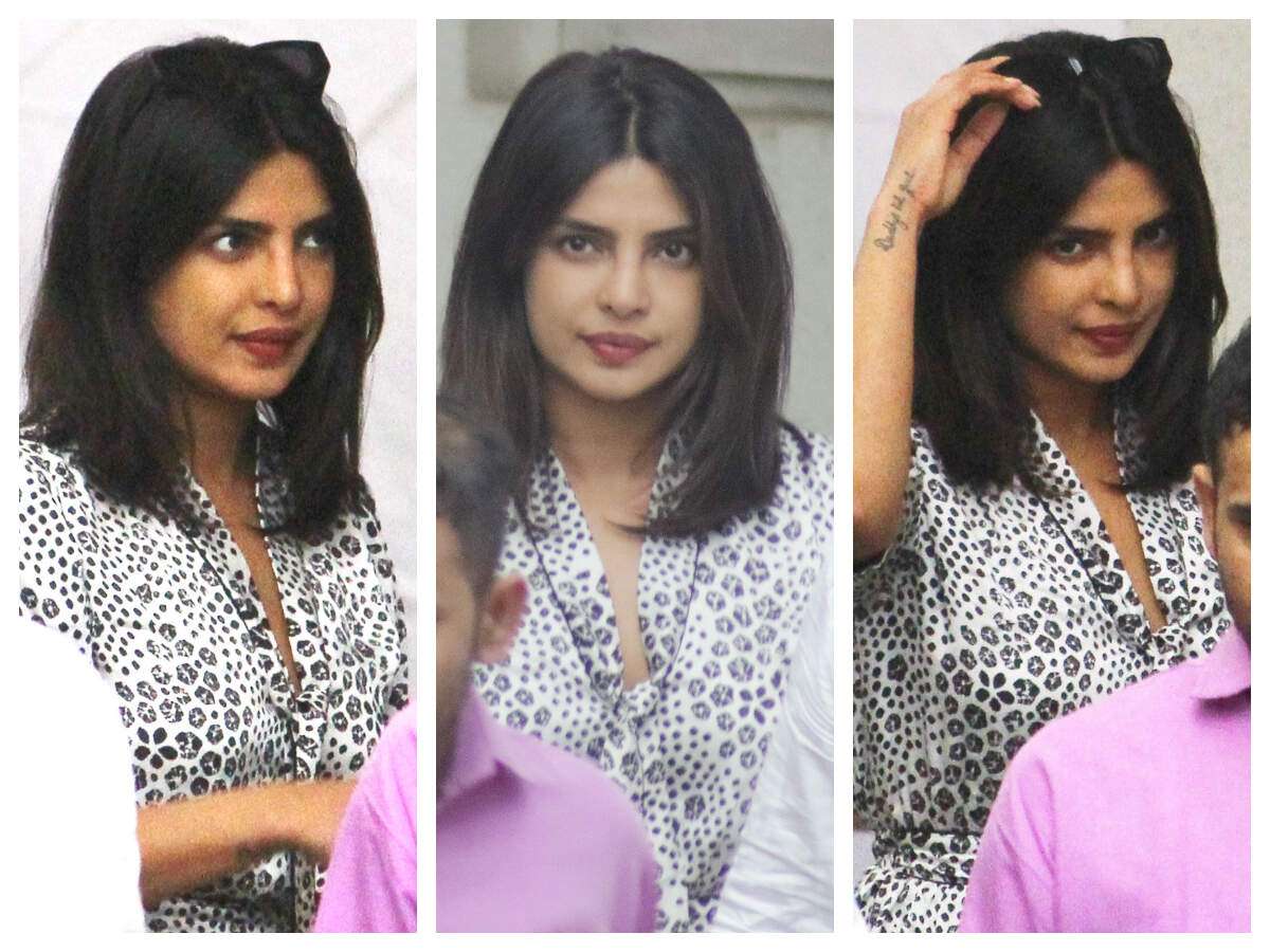 Priyanka Chopra Medium Hair