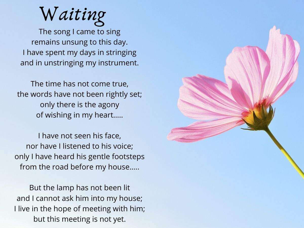 The Flower School Poem By Rabindranath Tagore | Best Flower Site